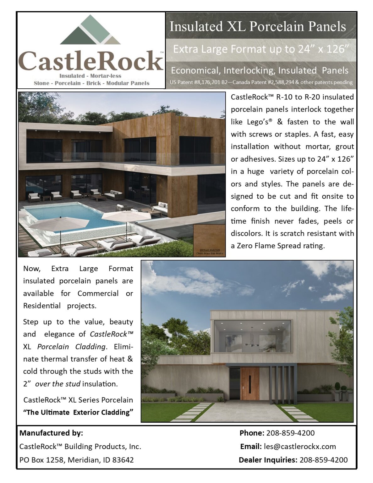 Beautiful Economical CastleRock Insulated Building Panels